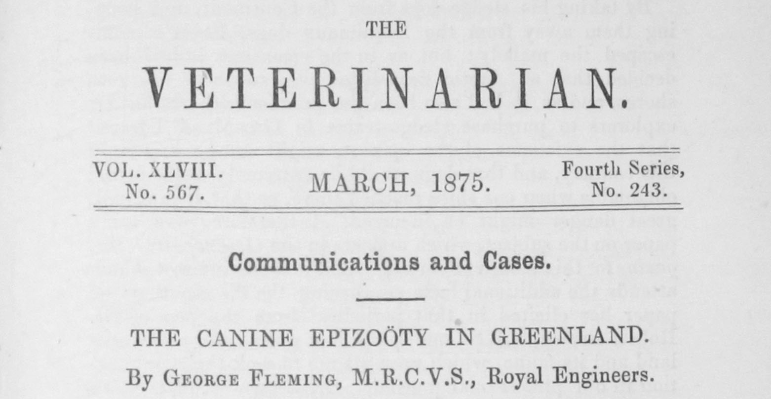 ‘The Veterinarian’ Vol 48 Issue 3 – March 1875 - RCVS Vet History