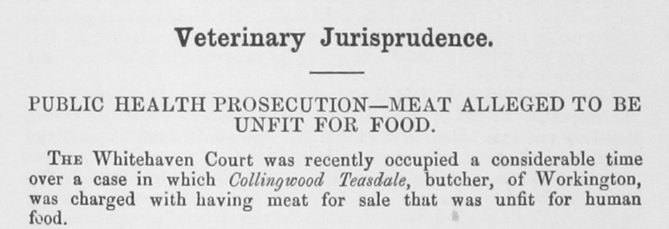 ‘The Veterinarian’ Vol 55 Issue 10 – October 1882 - RCVS Vet History