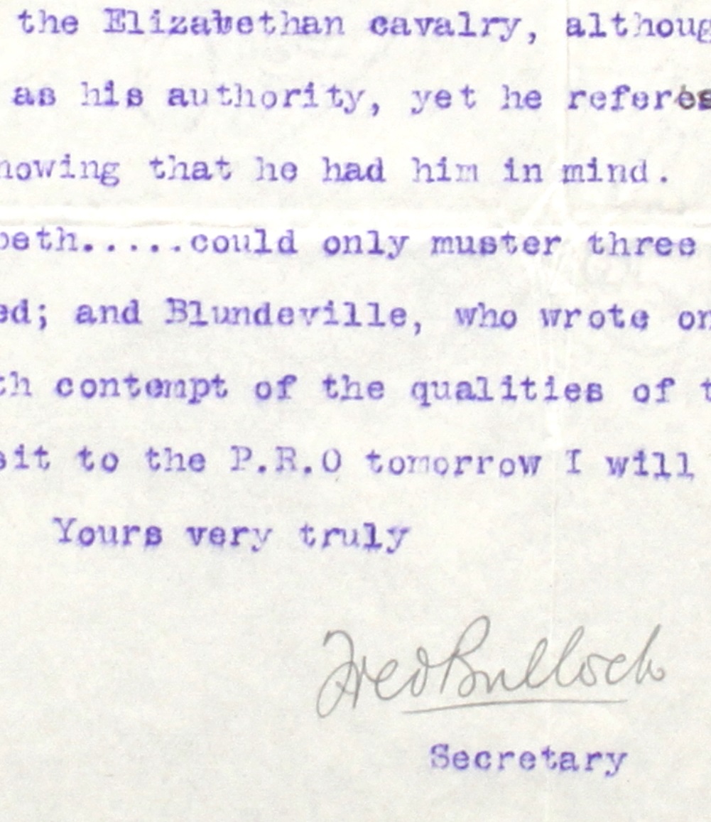 6 - Letter to Frederick Smith from Fred Bullock, 10 Nov 1910 - RCVS Vet ...