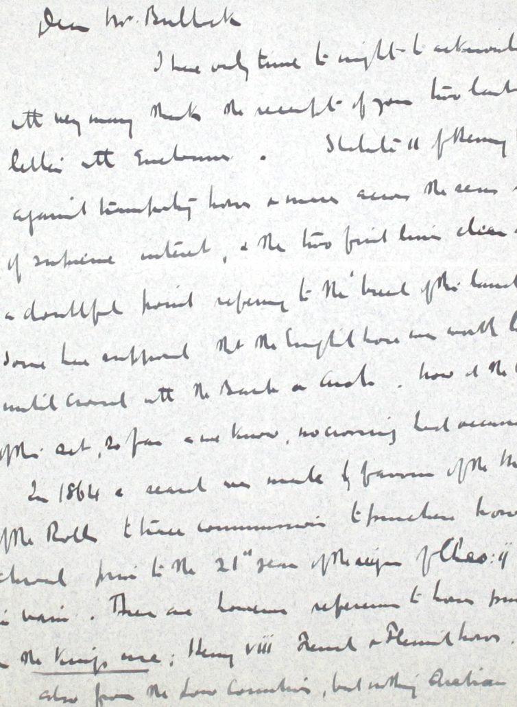 8 – Letter to Fred Bullock from Frederick Smith, 11 Nov 1910 - RCVS Vet ...