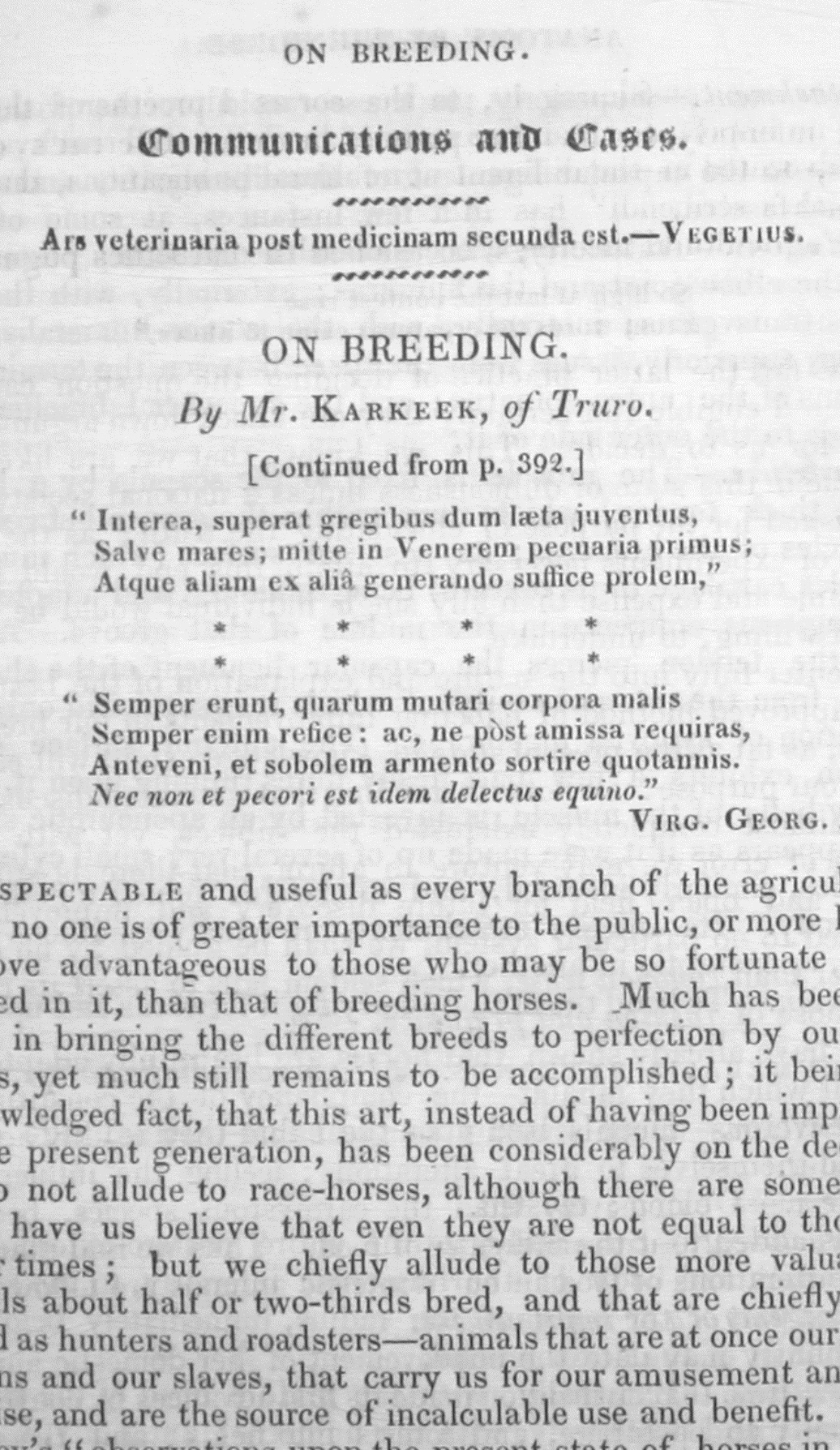 'The Veterinarian' Vol 3 Issue 9 - September 1830 - RCVS Vet History