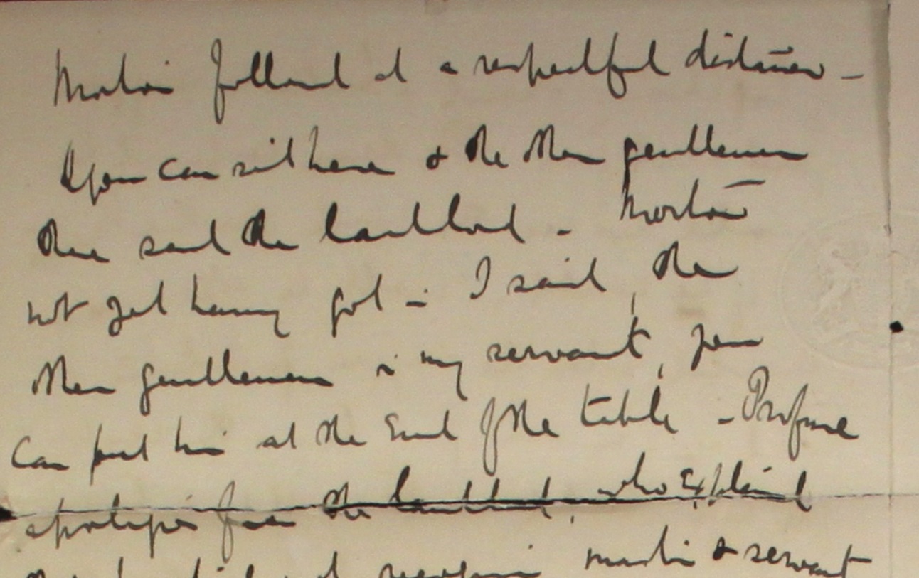 11 – Letter to Mary Ann Smith from Frederick Smith, 23 Feb 1900 - RCVS ...