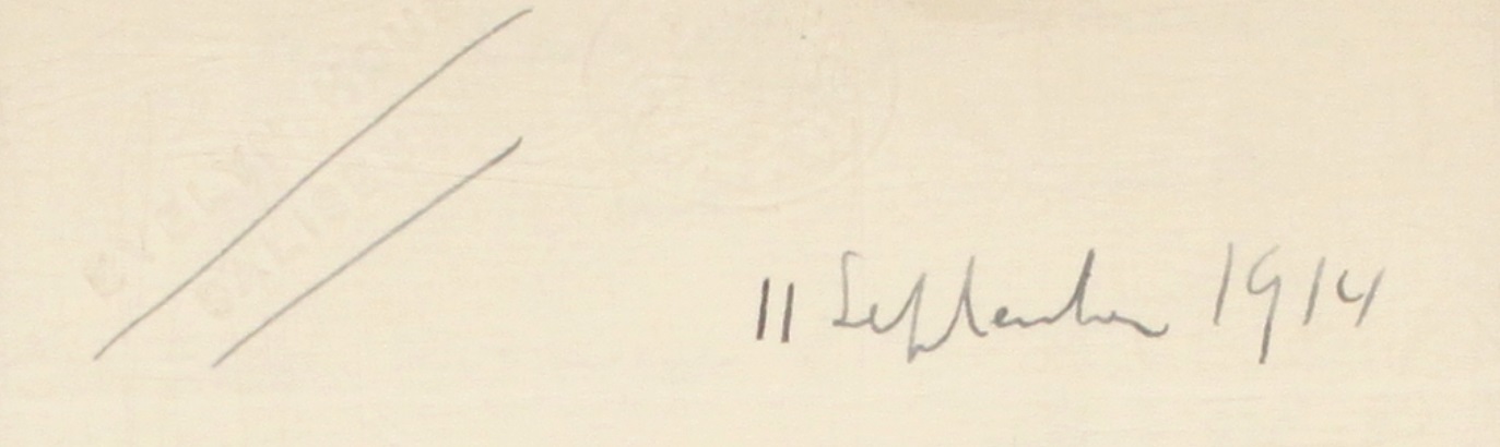 35 - Letter to Fred Bullock from Frederick Smith, 11 Sep 1914 - RCVS ...