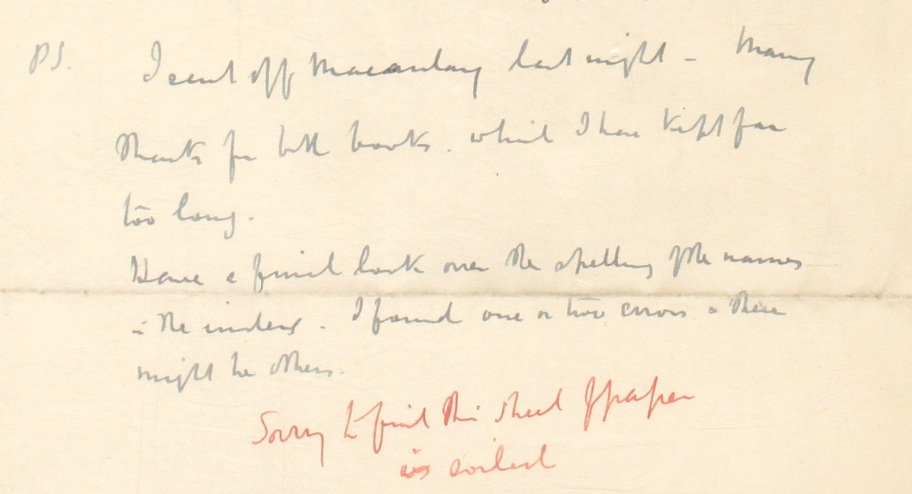 5 – Letter to Fred Bullock from Frederick Smith, 20 Mar 1919 - RCVS Vet ...