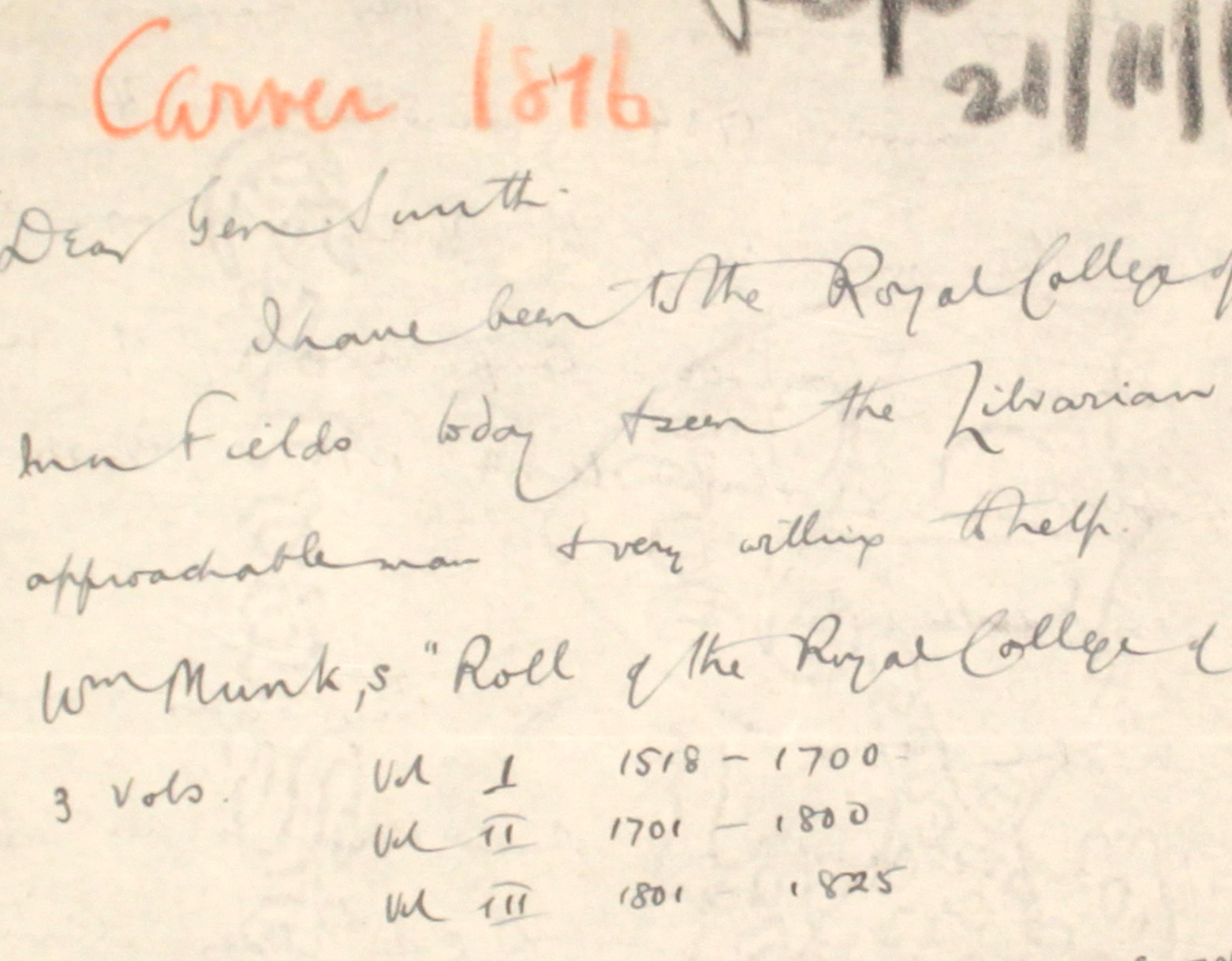 19 - Letter to Fred Bullock from Frederick Smith, 15 Aug 1917 - RCVS ...