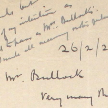 14 – Letter to Fred Bullock from Frederick Smith, 29 Feb 1920 - RCVS ...